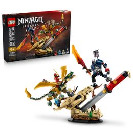 Konstruktionsspielsteine Lego "Showdown auf der Drachenklinge (71871), Lego Ninjago", bunt, Spielbausteine, Kinder, Kunststoff, Made in Europe