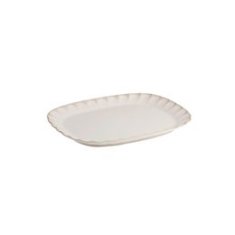 Tablett APS, wei&szlig;, B:32,5cm H:2,5cm L:26cm, Melamin, Tabletts, Melamin, wei&szlig; / beige
