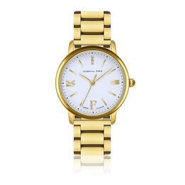 Quarzuhr ISABELLA FORD "FA5-B078G", gold, Armbanduhren, Damen, Quarzuhr