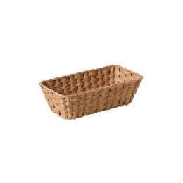 Brotkorb APS "TWIRL", braun, B:17,6cm H:10cm L:32,5cm, Polyprophylen (PP), Lebensmittelaufbewahrungsbeh&auml;lter, Brotkorb, mit Edelstahldraht