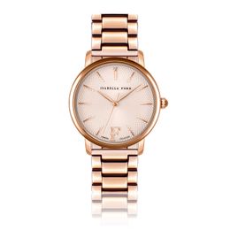 Quarzuhr ISABELLA FORD "FA2-B068R", rose gold, Armbanduhren, Damen, Quarzuhr