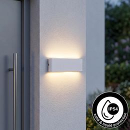 hofstein Gamas Wandleuchte Wei&szlig;, 1-flammig