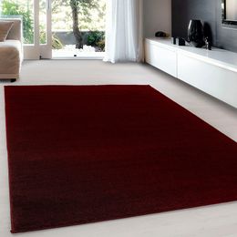 Teppich Ayyildiz Teppiche "ATA", rot, B:120cm H:10mm L:170cm, Kunstfaser, Teppiche, Teppich, Kurzflor, uni, gro&szlig;e Farbauswahl, robust, auch als L&auml;ufer und in rund