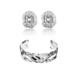 Schmuckset AMELIA PARKER "AS029S", silber, Schmuck_Sets, Damen, 60mm, Edelstahl, Schmuckset, 60mm