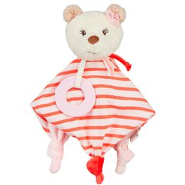 Schmusetuch Sterntaler "B&Auml;R Betty M", Baby, rosa, Jersey, Pl&uuml;sch, Schnuffelt&uuml;cher, mit Bei&szlig;ring