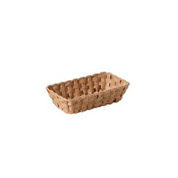 Brotkorb APS "TWIRL", braun, B:16,2cm H:6,5cm L:26,5cm, Polyprophylen (PP), Lebensmittelaufbewahrungsbeh&auml;lter, Brotkorb, mit Edelstahldraht