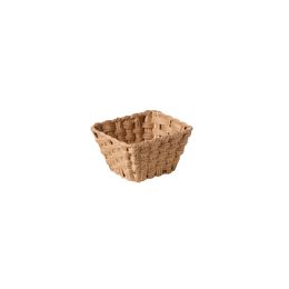 Brotkorb APS "TWIRL", braun, B:16,2cm H:10cm L:17,6cm, Polyprophylen (PP), Lebensmittelaufbewahrungsbeh&auml;lter, Brotkorb, mit Edelstahldraht