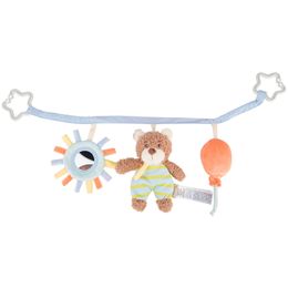 Greifspielzeug Sterntaler "Kinderwagenkette B&Auml;R Bo", bunt, Greifspielzeug, KinderB:12cm H:8cm L:55cm, Flauschstoff, B:12cm H:8cm L:55cm