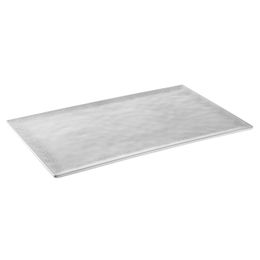 Tablett APS, wei&szlig;, B:32,5cm H:1,5cm L:53cm, Melamin, Tabletts, Melamin, wei&szlig;, grau