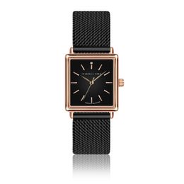 Quarzuhr ISABELLA FORD "FD4-B048B", schwarz, Armbanduhren, Damen, Quarzuhr