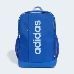 Rucksack adidas Performance "KIDS LIN BPK", blau (royal blau, glow blau), Rucks&auml;cke, Kinder, Obermaterial: 100% Polyester, Rucksack