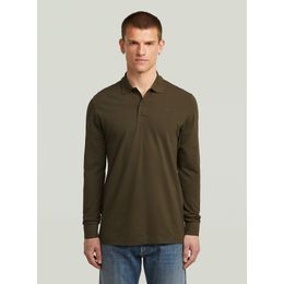 G-Star Raw Poloshirt G-STAR "Dunda Slim Poloshirt", Herren, Gr. M, wren, Obermaterial: 95% Baumwolle, 5% Elasthan, Shirts