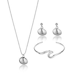 Schmuckset AMELIA PARKER "AS023S", silber, Schmuck_Sets, Damen, 45+6cm, Edelstahl, Schmuckset, 45+6 cm
