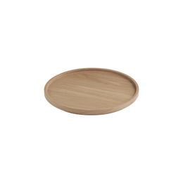 Teller APS "THE GRID", braun, B:20cm H:1,5cm L:20cm &Oslash;:20cm, Holz, Speiseteller, H: 1,5 cm, Eichenholz
