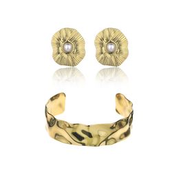 Schmuckset AMELIA PARKER "AS029G", gold, Schmuck_Sets, Damen, 60mm, Edelstahl, Schmuckset, 60mm