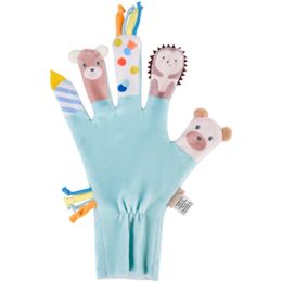 Greifspielzeug Sterntaler "Spielhandschuh FAMILIE B&auml;r", mintgr&uuml;n, Greifspielzeug, KinderB:18cm L:30cm, Flauschstoff, B:18cm L:30cm