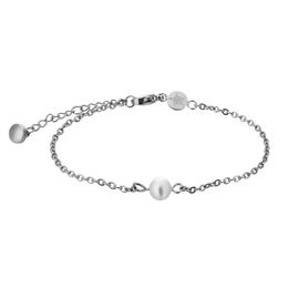 Armband AMELIA PARKER "AB002S", silber, Armb&auml;nder, Damen, 16-19cm, Edelstahl, Armband