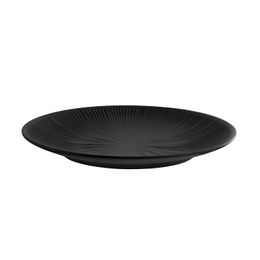Teller APS "NERO", schwarz, B:29cm H:3cm L:29cm &Oslash;:29cm, Melamin, Speiseteller, H: 3 cm, Melamin, schwarz