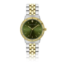 Quarzuhr ISABELLA FORD "FH4-B298S", gold, silber, Armbanduhren, Damen, Quarzuhr