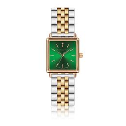 Quarzuhr ISABELLA FORD "FD6-B288S", rose gold, silber, Armbanduhren, Damen, Quarzuhr