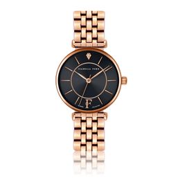 Quarzuhr ISABELLA FORD "FB8-B084R", rose gold, Armbanduhren, Damen, Quarzuhr