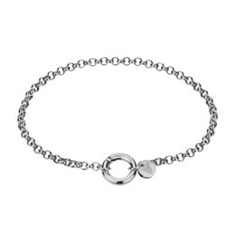 Armband MARC LAUDER "MBA13SS", silber, Armb&auml;nder, Damen, 19cm, Edelstahl, Armband