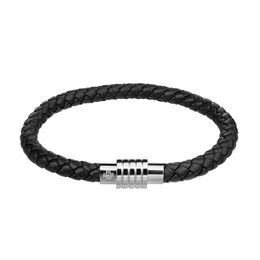 Armband PHILIPP BLANC "PBA02BS", schwarz, Armb&auml;nder, Herren, 21cm, Leder, Armband