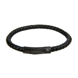 Armband PHILIPP BLANC "PBA03BB", schwarz, Armb&auml;nder, Herren, 21cm, Leder, Armband