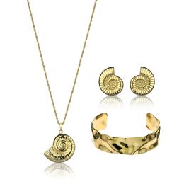 Schmuckset AMELIA PARKER "AS031G", gold, Schmuck_Sets, Damen, 45+6cm, Edelstahl, Schmuckset, 45+6 cm
