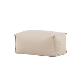 Gartenlounge-Hocker VENTURE HOME "Redang, Outdoor-Hocker 75 &times; 40 &times; 33 cm in Beige, belastbar bis 150 kg", beige, B:40cm H:33cm T:75cm, Hocker, Loungehocker, Olefin-Bezug, Polystyrol-F&uuml;llung, kompakt, vielseitig