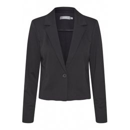 Blusenblazer Fransa "Blazer FRCEDILAN", Damen, Gr. L, schwarz, Obermaterial: 74% Polyester PES. 21% Viskose CV. 5% Elasthan EL., Blazer Blusenblazer
