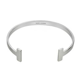 Armband MARC LAUDER "MBA02SS", silber, Armb&auml;nder, Herren, inner diameter 6cm, Edelstahl, Armband
