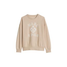 Marc O'Polo Sweatshirt MARC O'POLO "aus Bio-Baumwolle", M&auml;dchen, Gr. 152, summer sand, Obermaterial: 100% Baumwolle, unifarben, relaxed fit, Rundhals, Rippb&uuml;ndchen, Sweatshirts Sweatshirt