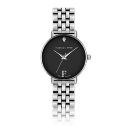 Quarzuhr ISABELLA FORD "FC1-B074S", silber, Armbanduhren, Damen, Quarzuhr