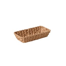 Brotkorb APS "TWIRL", braun, B:17,6cm H:6,5cm L:32,5cm, Polyprophylen (PP), Lebensmittelaufbewahrungsbeh&auml;lter, Brotkorb, mit Edelstahldraht