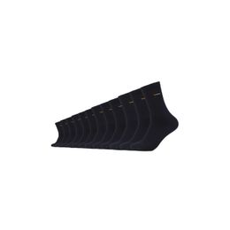Socken Camano "12er Pack", Damen, Gr. 43-46, schwarz, 80% Baumwolle, 17% Polyester, 2% Polyamid, 1% Elasthan, uni, Socken Socken