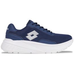 Sneaker Lotto, Damen, Gr. 44, blau (navy, grau), Kunstfaser, Synthetik, mehrfarbig, Schuhe Sneaker, - mit extra leichter Phylonsohle