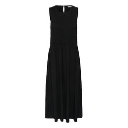 Jerseykleid Cream "Jerseykleid CRLula", Damen, Gr. L, N-Gr, schwarz (pitch schwarz), Obermaterial: 100% Baumwolle CO., Kleider Jerseykleid