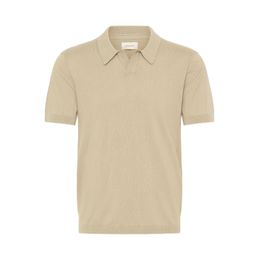Poloshirt Blend "Poloshirt BHDao Polo", Herren, Gr. M, beige (crockery), Obermaterial: 50% Baumwolle CO. 50% Lyocell CLY., Shirts