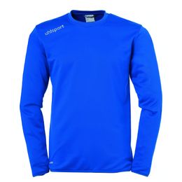 Langarmshirt Uhlsport "Langarmshirt ESSENTIAL TRAINING TOP Kids", M&auml;dchen, Gr. 140, blau (azurblau, wei&szlig;), Obermaterial: 100% Polyester PES., Shirts Langarmshirt