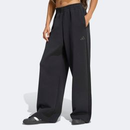Sporthose adidas Sportswear "W SL OH PT", Damen, Gr. L, N-Gr, schwarz, normal, gr., Obermaterial: 51% Polyester, 25% Viskose, 15% Baumwolle, 9% Elasthan, Hosen Sporthose