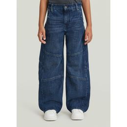 G-Star Raw 5-Pocket-Jeans G-STAR "Girls Bowey Extreme Carpenter Jeans", M&auml;dchen, Gr. 10, blau (medium), Obermaterial: 100% Baumwolle, Jeans 5-Pocket-Jeans