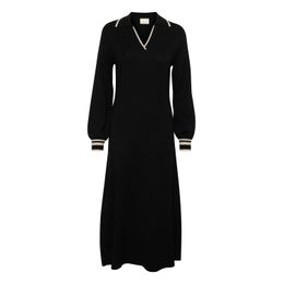 Midikleid Cream "Kleid CRVillea", Damen, Gr. M, N-Gr, schwarz (pitch schwarz), Obermaterial: 80% Viskose CV. 20% Nylon NY., Kleider Midikleid
