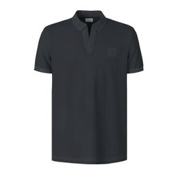 JOOP! Poloshirt JOOP JEANS "Ambrosianos", Herren, Gr. L, dunkelblau, Jersey, Obermaterial: 95% Baumwolle, 5% Elasthan, unifarben, regular fit taillenbedeckt, Rundhals, eingesetzt angesetztes B&uuml;ndchen, Shirts, Regular fit mit Polokragen