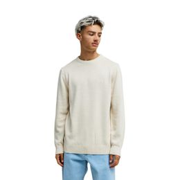 Strickpullover Quiksilver "Salt Water", Herren, Gr. L, wei&szlig;, Obermaterial: 50% Modacryl, 50% Baumwolle., Pullover Strickpullover