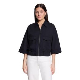 BETTY & CO Jackenblazer BETTY & CO "Damen mit Kragen", Damen, Gr. 36, schwarz, Obermaterial: 100% Baumwolle, l&auml;ssig geschnitten normal, Blazer