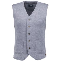 Steppweste Ragman, Herren, Gr. L (50/52), anthrazit, 100% Wolle, Westen Steppweste