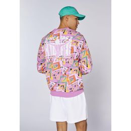 Sweatshirt Chiemsee, Herren, Gr. L (52/54), orchid, 80% Baumwolle, 20% Polyester, Rundhals, Sweatshirts Sweatshirt