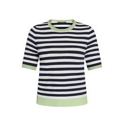 Kurzarmshirt Betty Barclay "Damen kurzarm", Damen, Gr. 36, bunt (patch dunkelblau, gr&uuml;n), Strick, Obermaterial: 80% Viskose, 20% Polyamid, gerade normal, Rundhals, Shirts