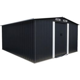 METALL-GARTENHAUS boston Grau